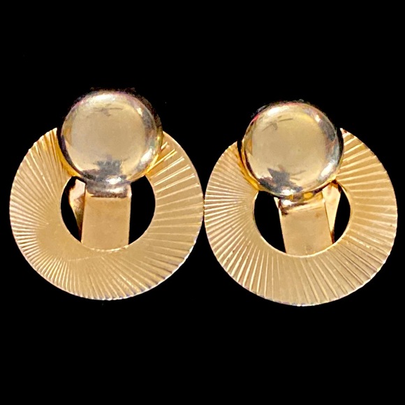 Lerick | Jewelry | Vintage Lerick Gold Toned Earrings | Poshmark